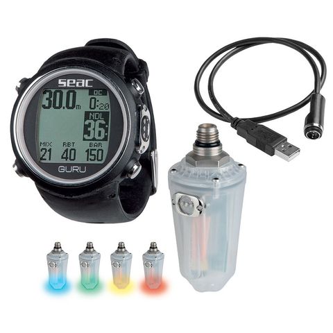 Seacsub Guru dive computer now with free transmitter – CORAL DIVE STORE