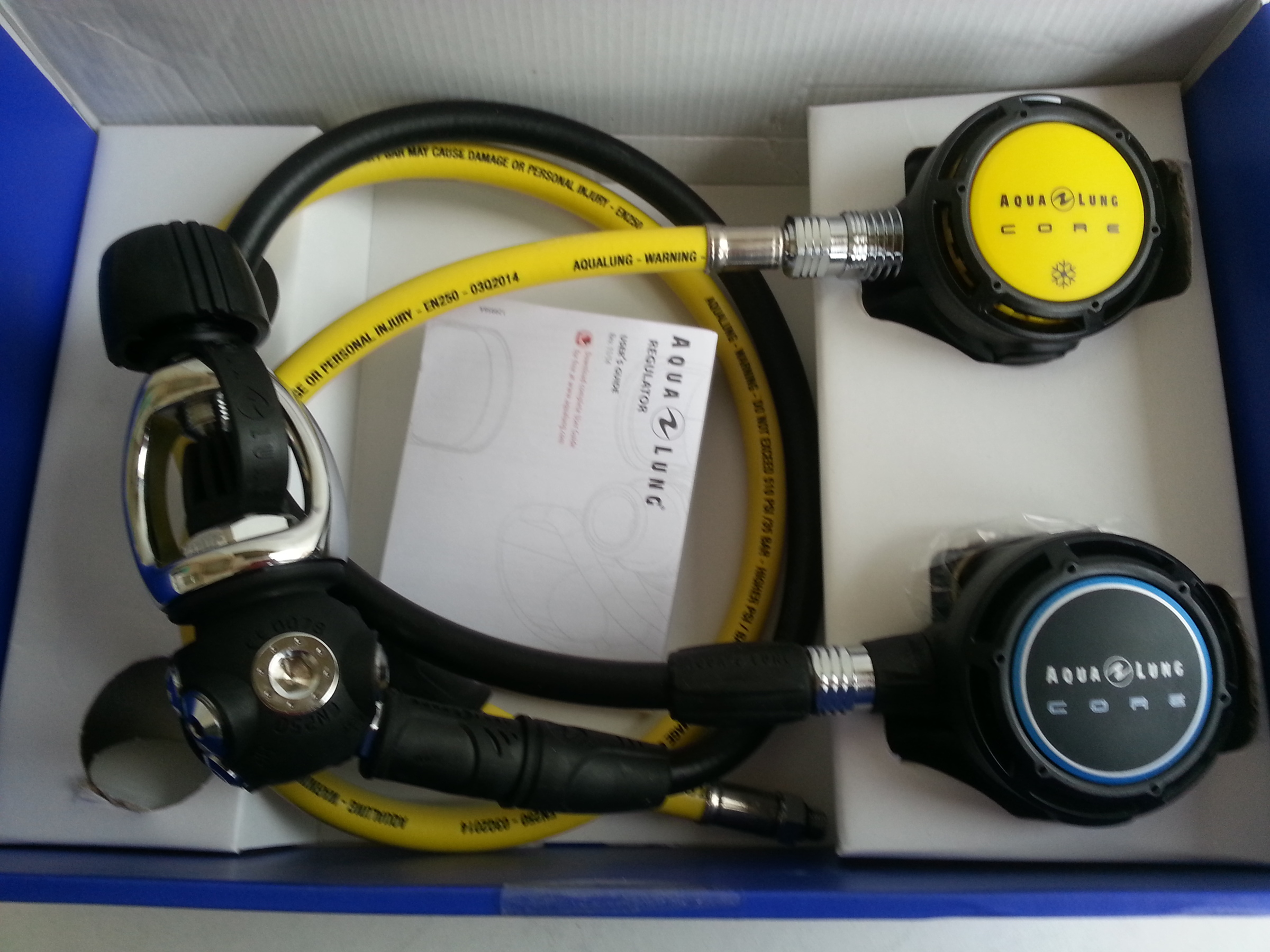 AquaLung Core and core octopus with gauge and regulator bag – Coral Dive Store- Store for scuba ...