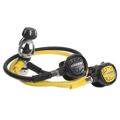 Cressi XS compact AC2 with single gauge cressi and free regulator bag ...