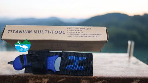 Halcyon Multi tool with Sheath. Tool for Scuba Diving – CORAL DIVE STORE