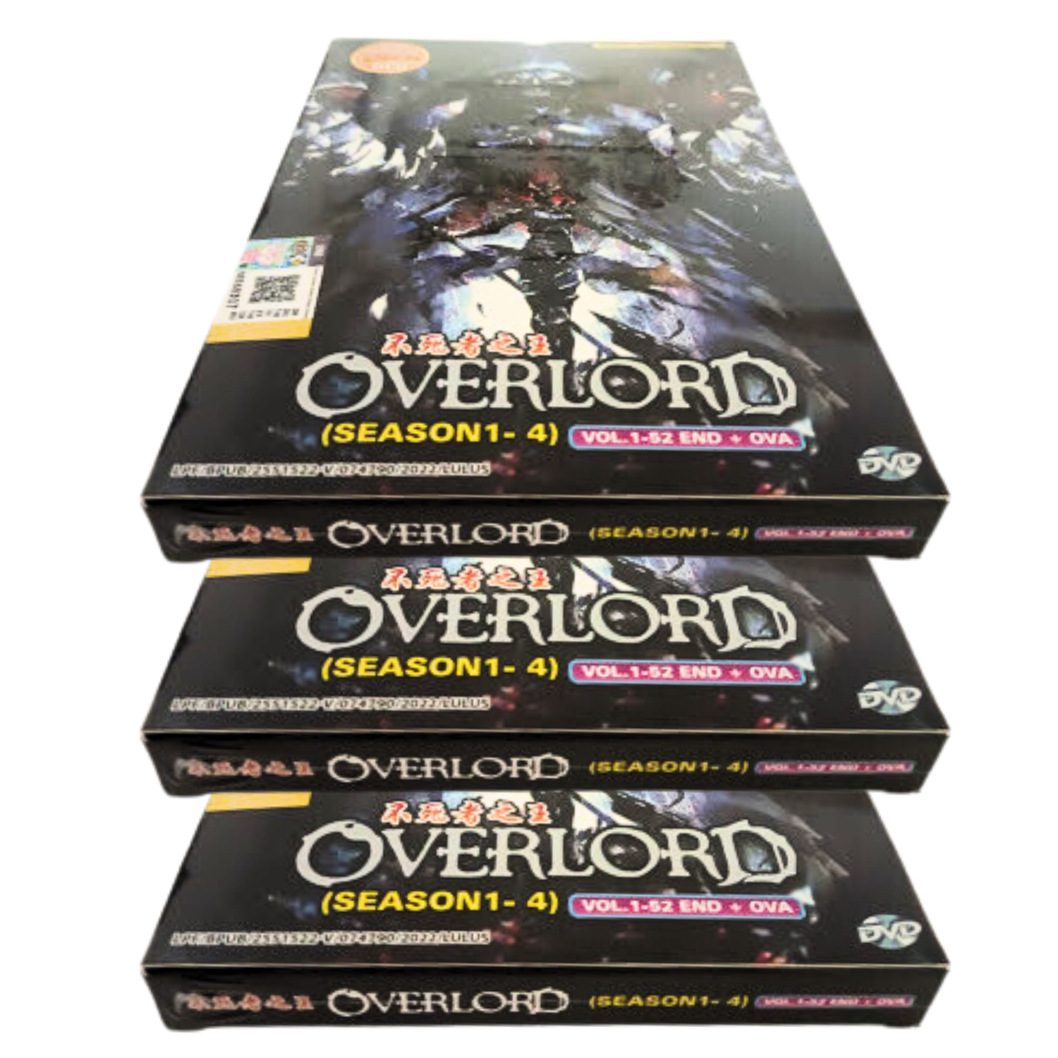 DVD OVERLORD Season 1-4 Complete TV Series (1-52 + OVA ) English Dub ...