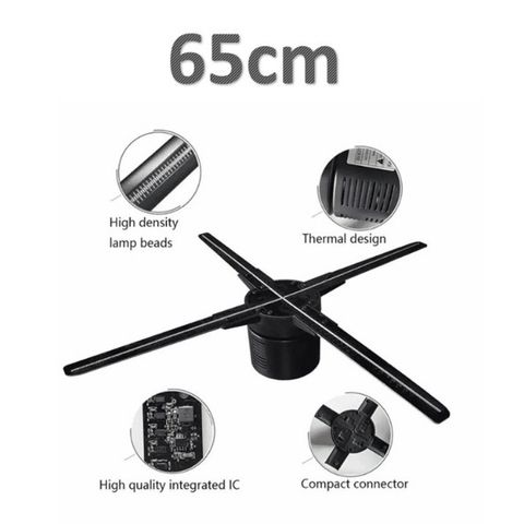 3 UNITS 3 DAYS RENTAL 3D Hologram Fan - 65cm – GENTECH