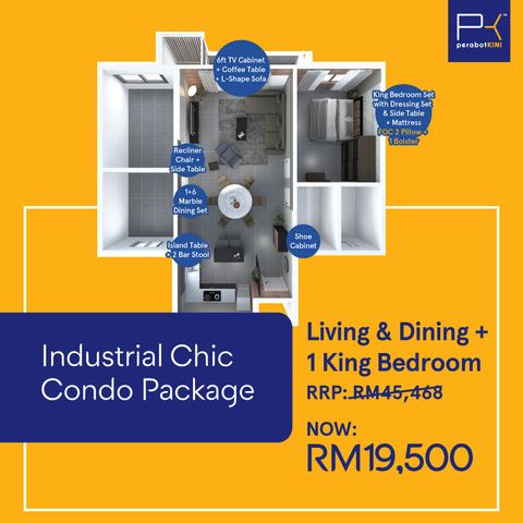 Industrial Chic Condo Package (PKG-13-Full-House) – PerabotKINI