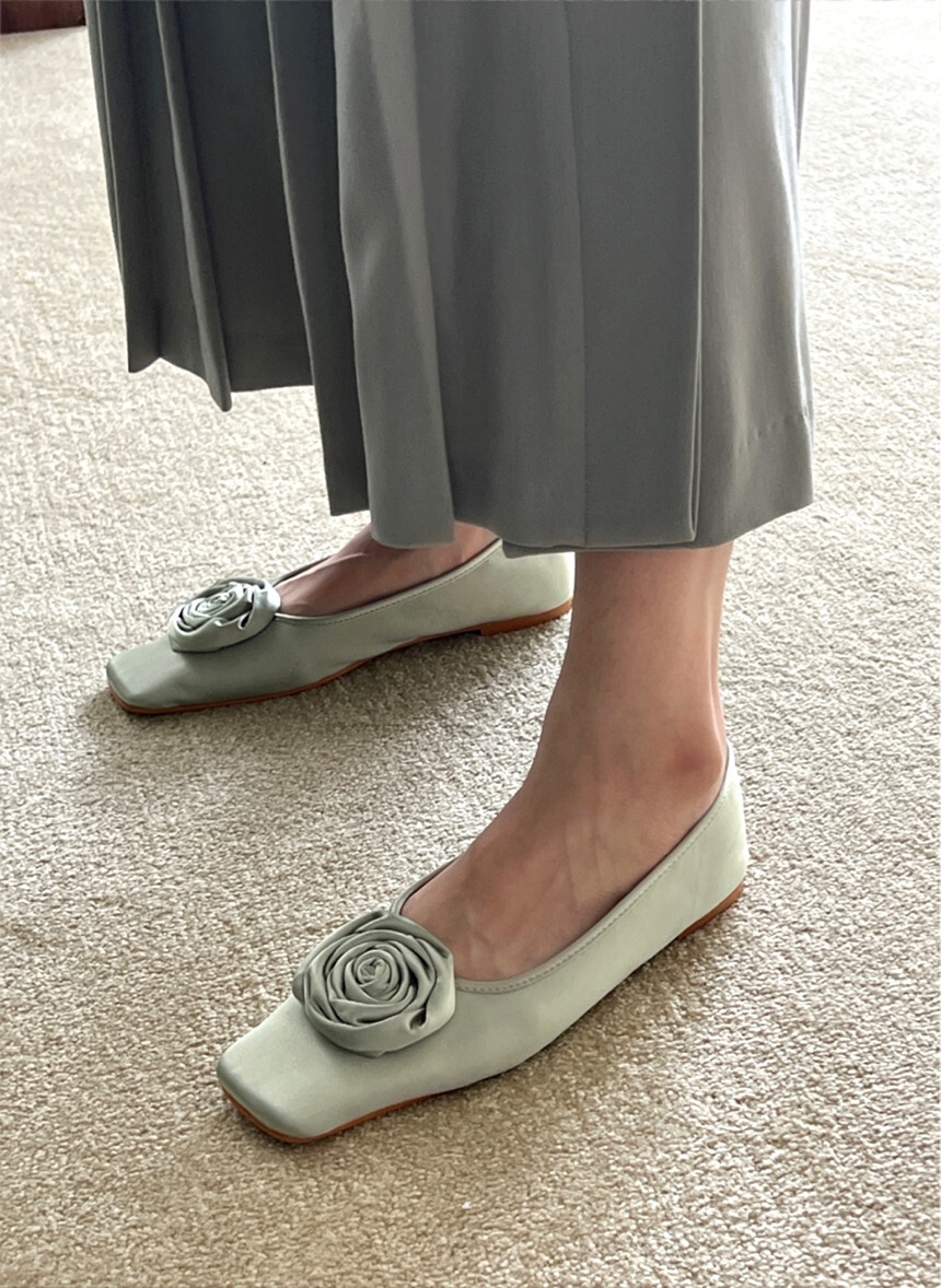 rosette flats (2colours) [pre-order] – evryy