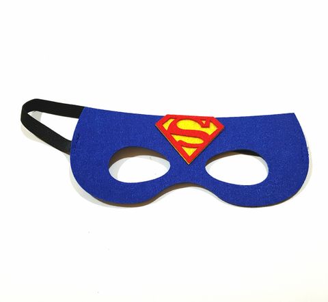 Superhero Superman Supergirl Felt Mask – Xuen - Bringing back the joy ...