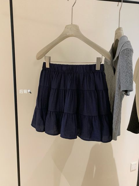 2114 High Waist Crease Short Skirt – The Goodly