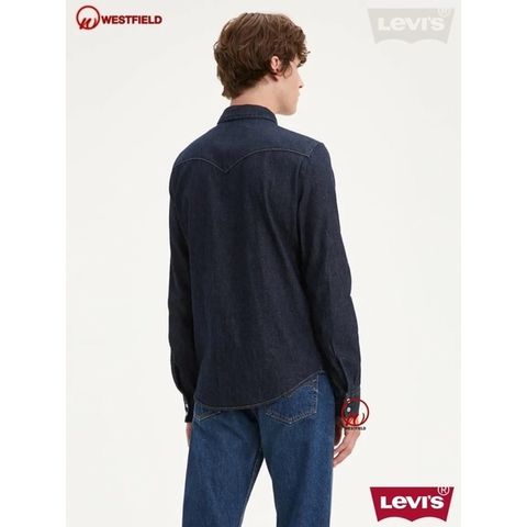Levi’s Men’s Classic Denim Long-Sleeve Western Shirt 85745 0002 | Baju ...