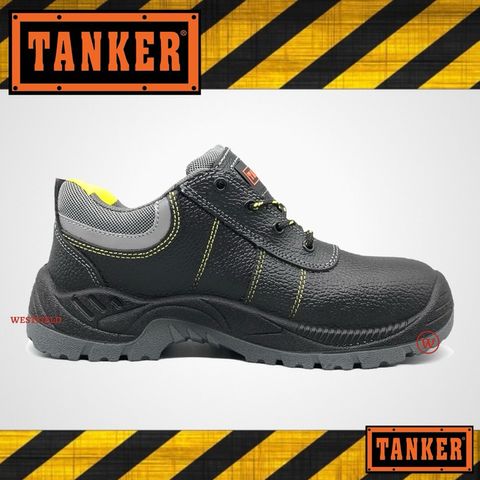 🔥New Arrivals🔥 Tanker Men’s Leather Heavy Duty Ankle Safety Boot Shoe ...