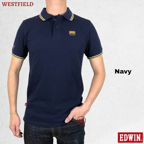 🔥New Arrivals🔥 EDWIN® Men’s Signature New Logo Embossed Polo Collar T-Shirt ( 7482 1939 ) | Baju ...