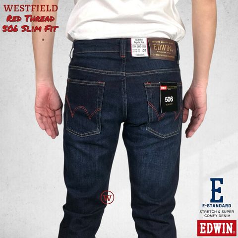 🔥New Red Thread🔥 EDWIN® E-Standard® Men’s 506 New Vintage Stretchable ...