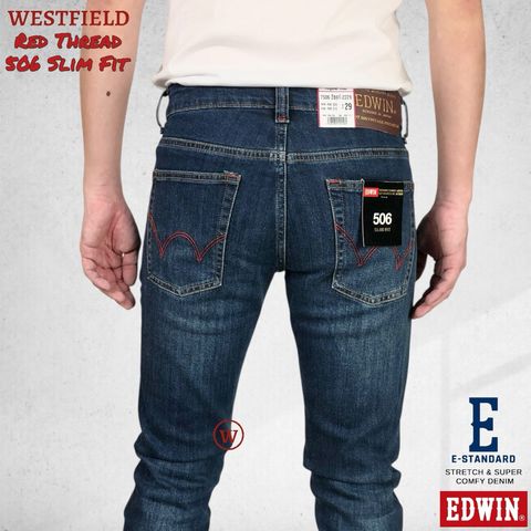 🔥New Red Thread🔥 EDWIN® E-Standard® Men’s 506 New Vintage Stretchable ...