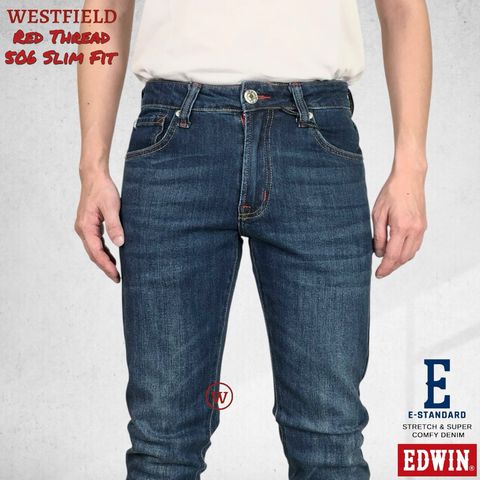 🔥New Red Thread🔥 EDWIN® E-Standard® Men’s 506 New Vintage Stretchable ...