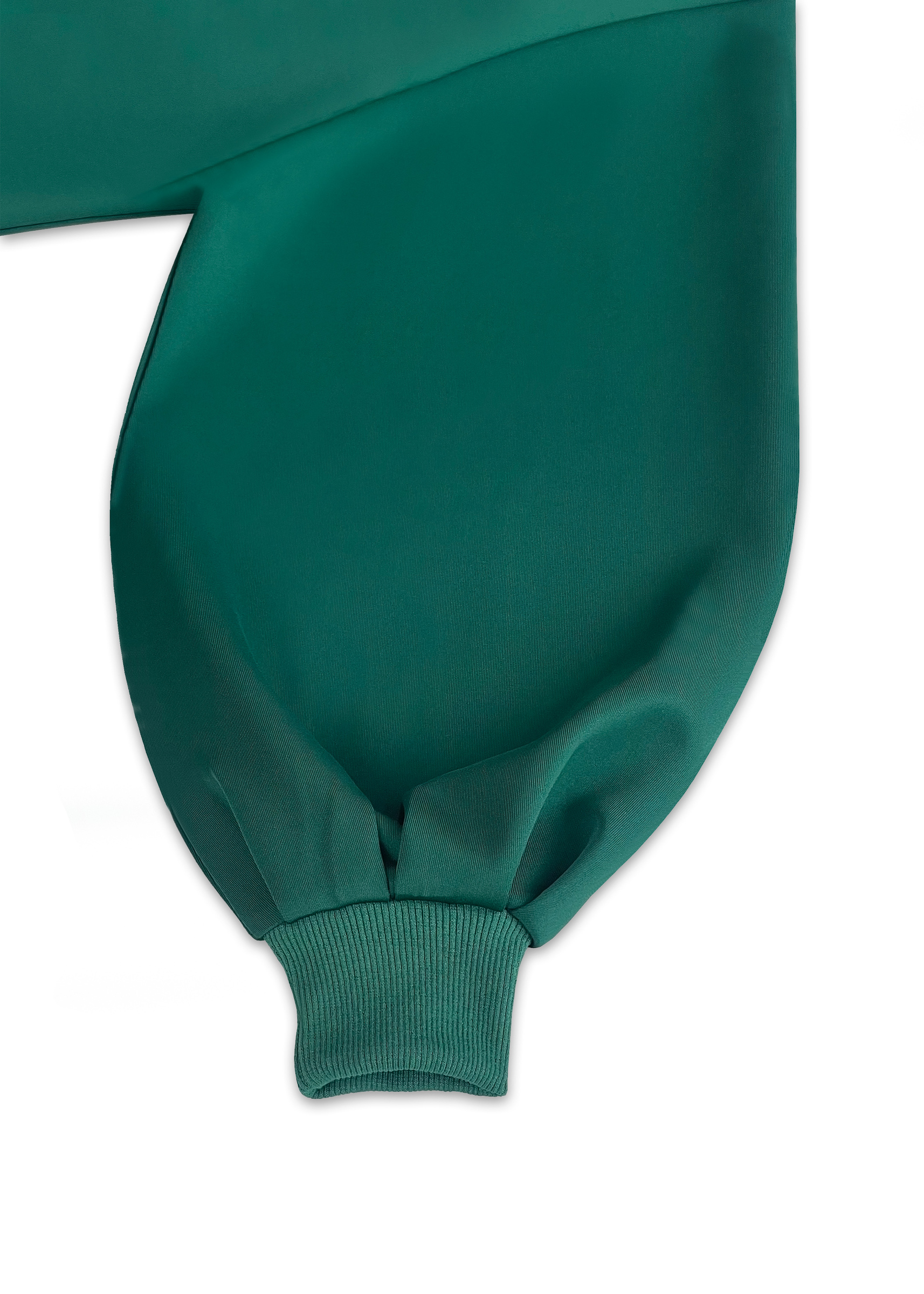 Puffy Oversized Sweatshirt - Emerald Green (Holiday Edition) – DÈLICÍA