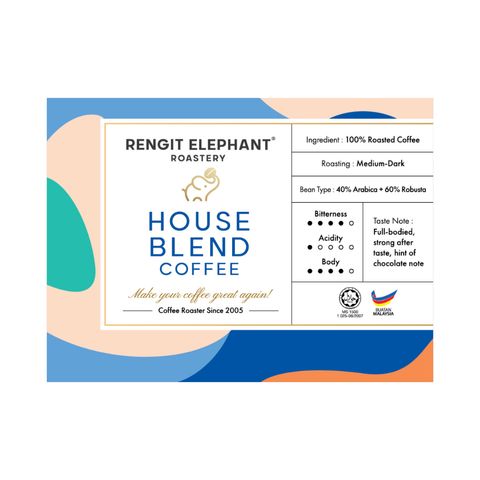 [RENGIT COFFEE] HOUSE BLEND COFFEE [250g] - High Quality l 100% ARABICA ...