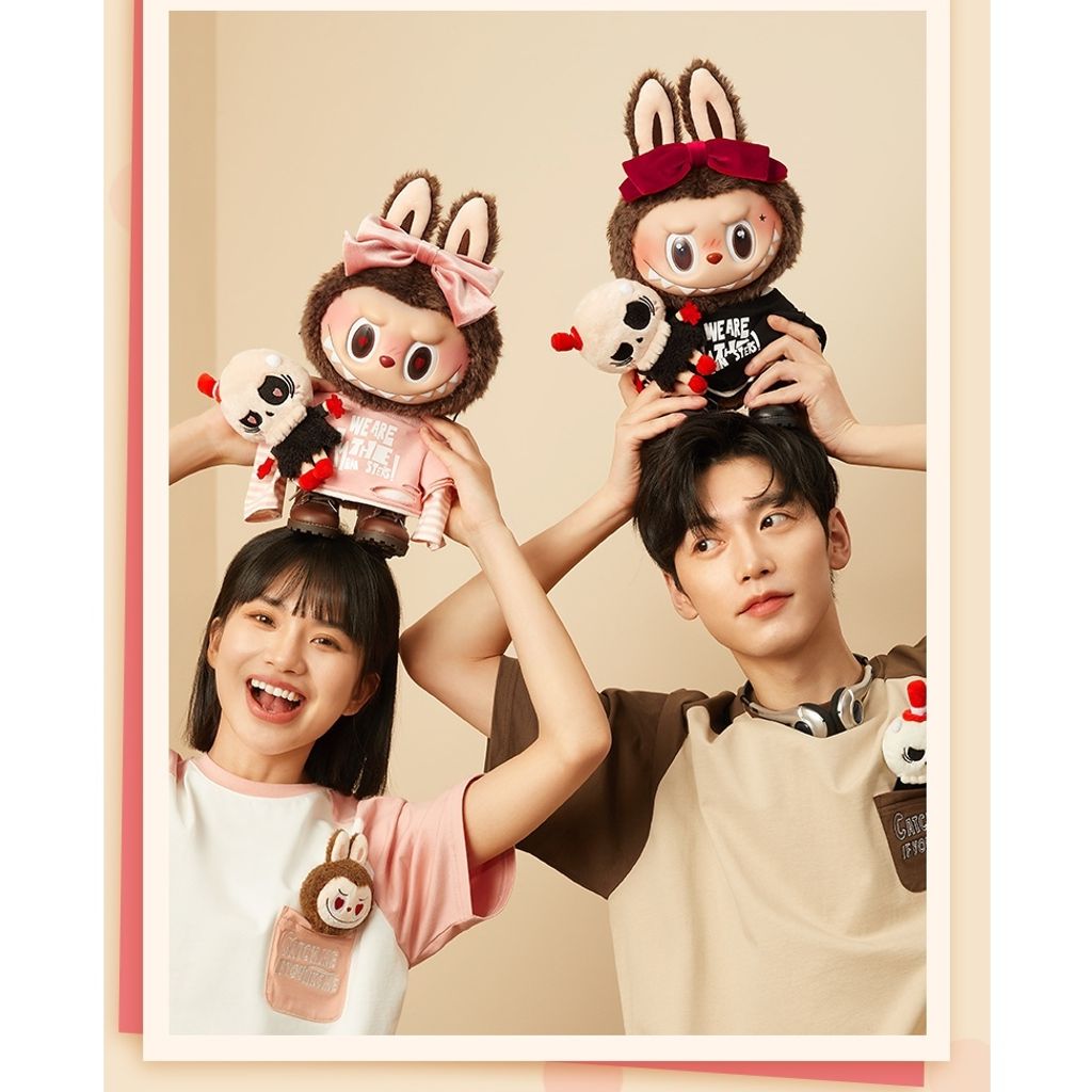 預購 Labubu 糖膠毛絨公仔 情侶 泡泡瑪特 Popmart 拉布布 Catch Me Like Me 情人節 Labubushop