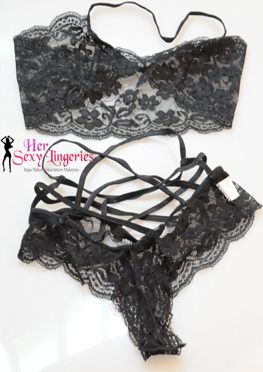 Secrete Sexy Bikini Lingerie Set Black Bk 304bk Her Sexy Lingeries