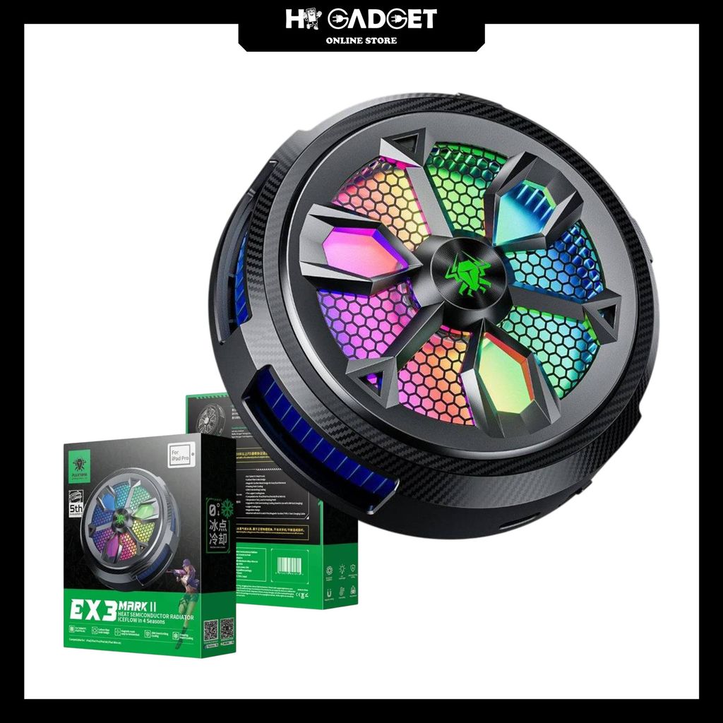 PLEXTONE EX3 MARK II RGB MAGNETIC RADIATOR TABLET SEMICONDUCTOR COOLER ...