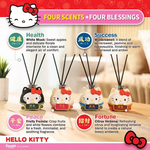 VANZO HELLO KITTY HEALTHY REED DIFFUSER 120ML – HI GADGET ONLINE STORE