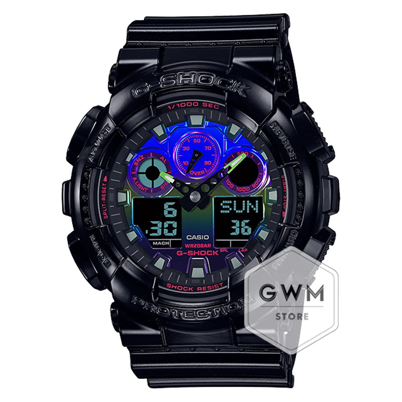 [PRE-ORDER] Casio G-Shock Analog Digital x Virtual Rainbow Series GA-100RGB-1A – GWM Store Official