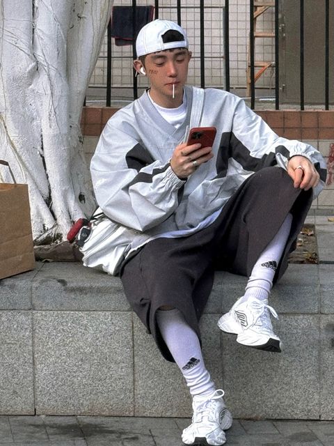 Aurocean 古著少年感套頭尼龍外套 衝鋒衣 – HSOCONCEPT