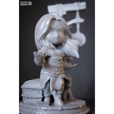 Tazo工坊[NOM] Q版葉妮芙-巫師(獵魔士)Yennefer - Witcher 3D列印模型NOM – TAZOWORKSHOP ...
