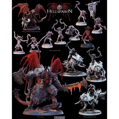 Tazo工坊[代客列印BM] Pit Lord深淵領主 3D列印模型RP – TAZOWORKSHOP - 3D Minature