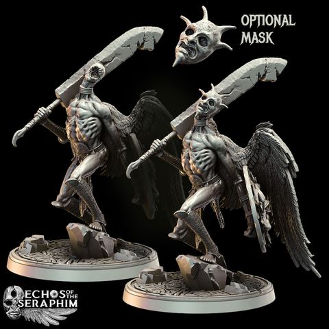 Tazo工坊[代客列印BM] Faceless Watchers pose1無面觀察者pose1 3D列印模型EOS ...