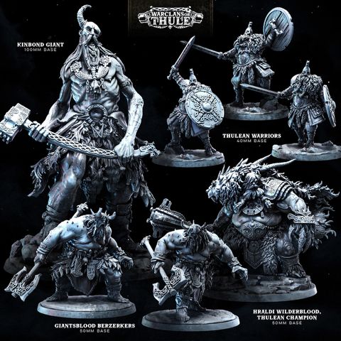 Tazo工坊[代客列印BM] THULEAN WARRIOR POSE1圖林戰士POSE1 3D列印模型WRHF – TAZOWORKSHOP ...