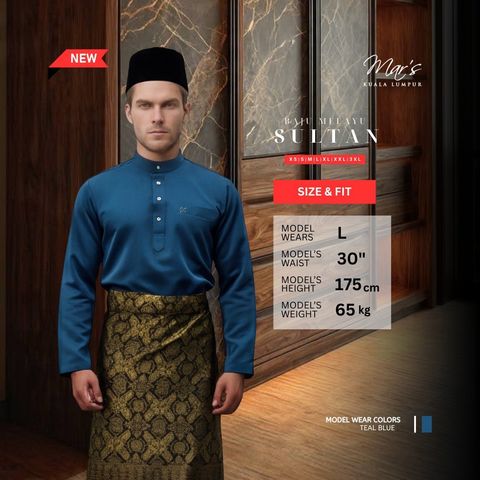 Baju Melayu Dewasa Sultan For Raya 2026 – Mars Kuala Lumpur