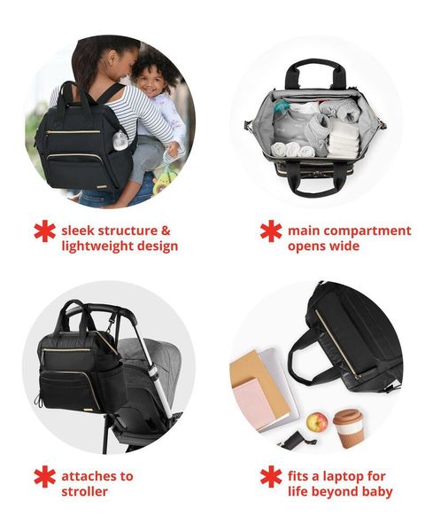 Skip Hop Mainframe Wide Open Backpack Diaper Bag – Baby&Co Malaysia
