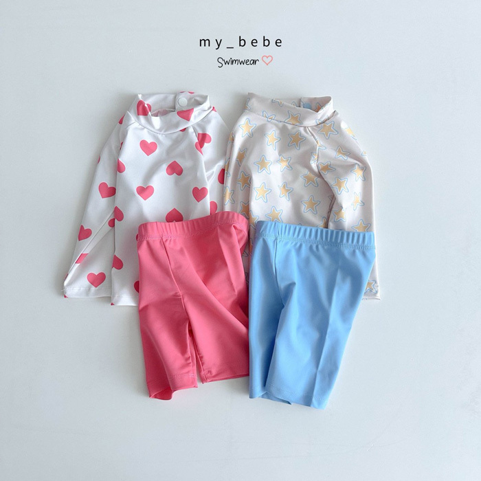 預購 | 韓國 mybebe 防曬長袖泳裝+泳帽 – Baoshoptaiwan 正韓童裝 | 嬰童用品