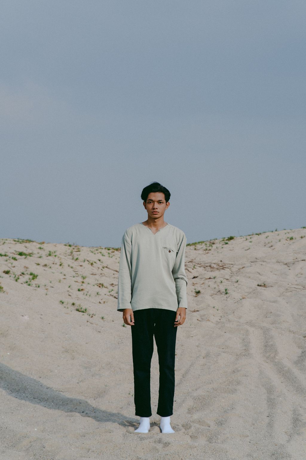 Ulang2024 Siluet Top — Greyish Green Kalmhs