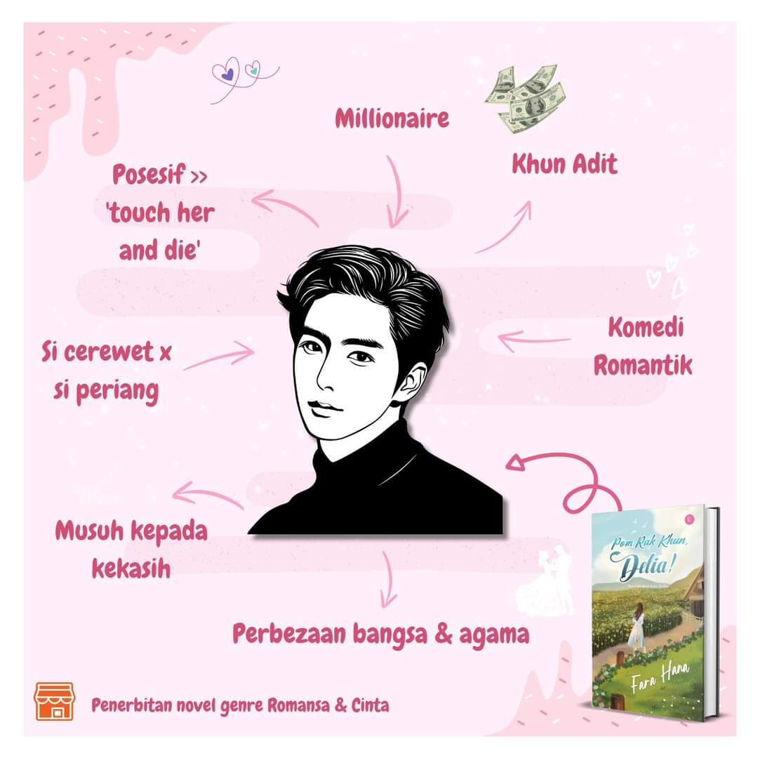 POM RAK KHUN, DELIA! - FARA HANA – Rose Biru Bookstore