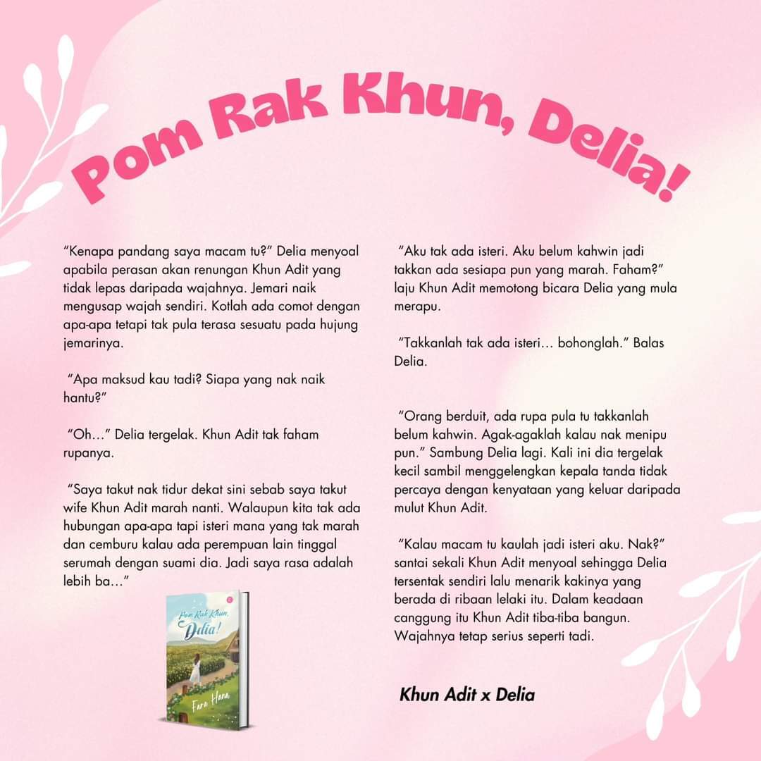 POM RAK KHUN, DELIA! - FARA HANA – Rose Biru Bookstore