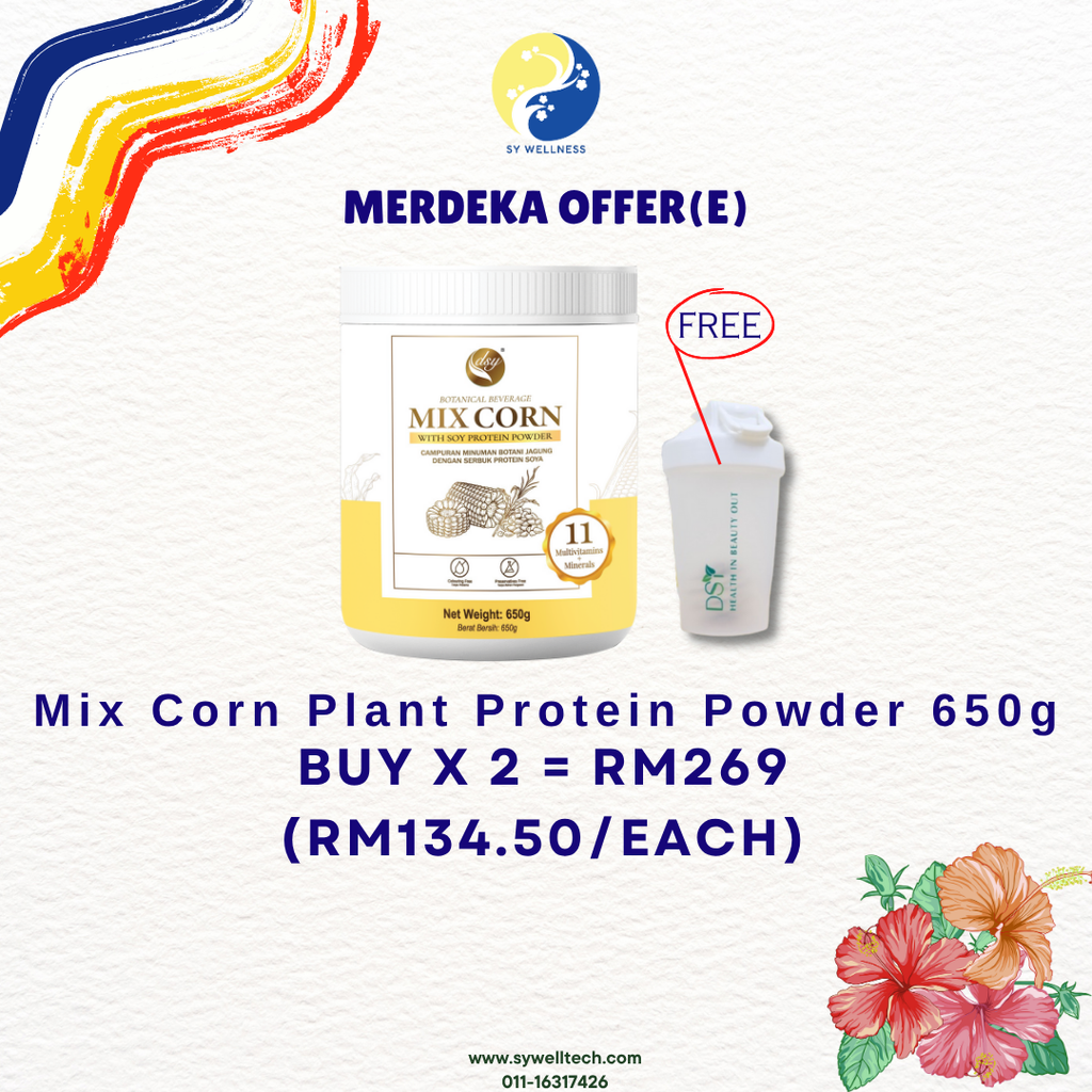 DSY Sweet Corn Plant Protein Powder 650g – SyWelltech
