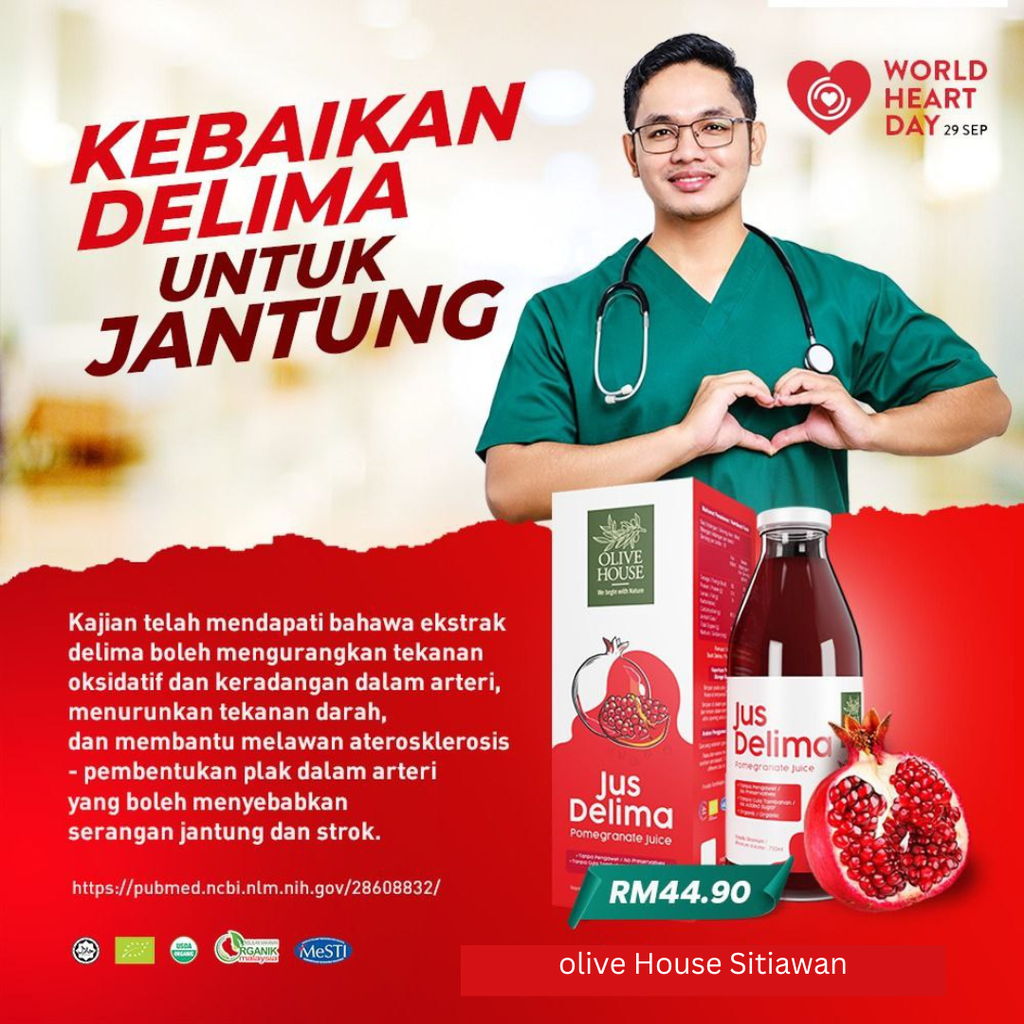 OH - JUS DELIMA 750ML (Khasiat Jus Delima Olive House 100% Organik ...