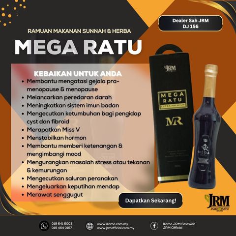 JRM MEGA RATU BONDA ROZITA HQ ORIGINAL READY STOCK FAST DELIVERY ...