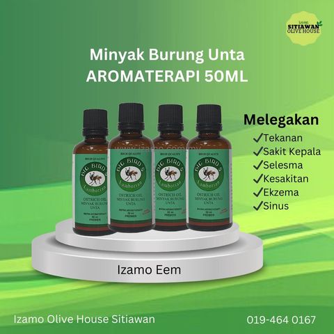 MBU - ORIGINAL MINYAK BURUNG UNTA AROMATERI 50ML – Izamo Sitiawan ...