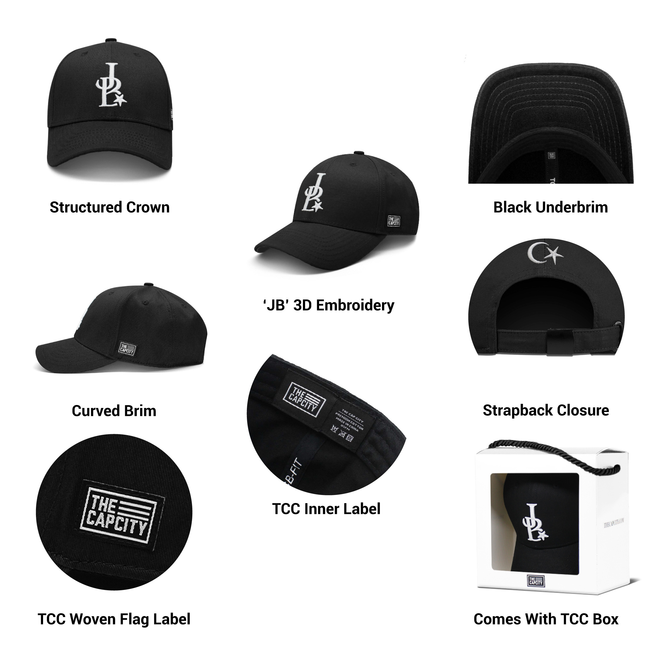 TCC JB B-FIT STRAPBACK COLLECTION – The Cap City