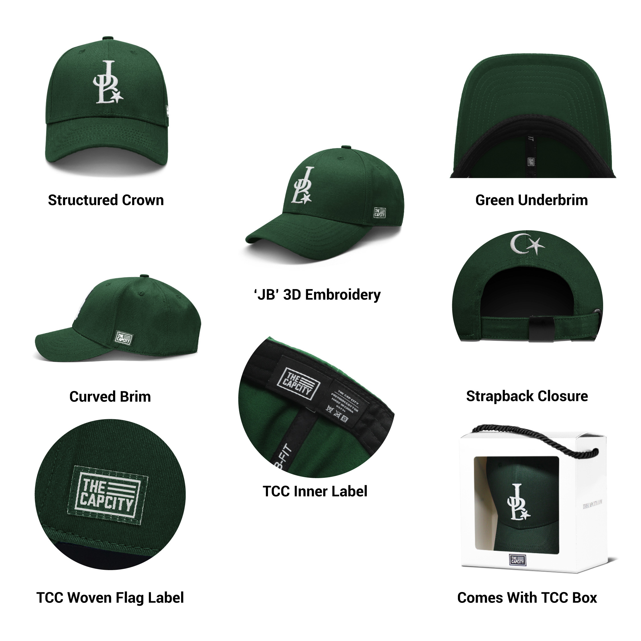 Tcc Jb B Fit Strapback Collection The Cap City