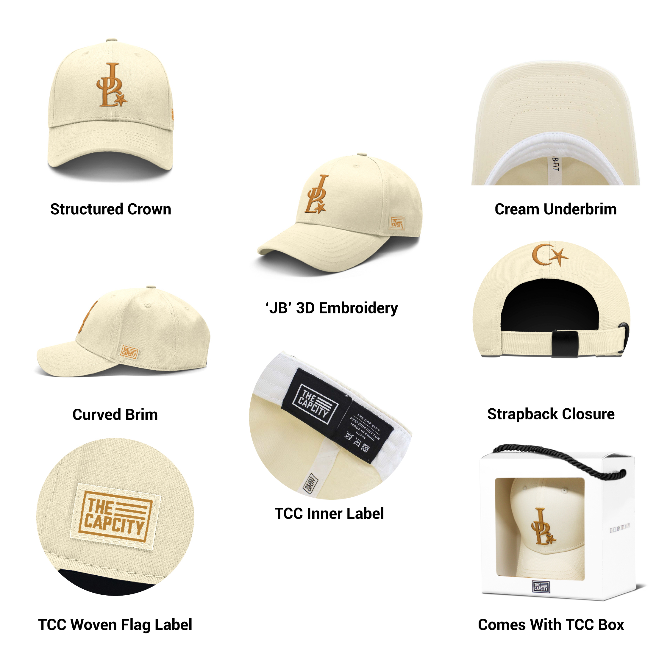 TCC JB B-FIT STRAPBACK COLLECTION – The Cap City