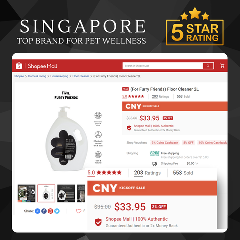 (For Furry Friends) Floor Cleaner 2L Set – For Furry Friends Pte Ltd