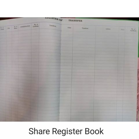 COMPANY MINUTE BOOK/BUKU MINIT 80SHEETS / Share Register Book – LuckyTulis
