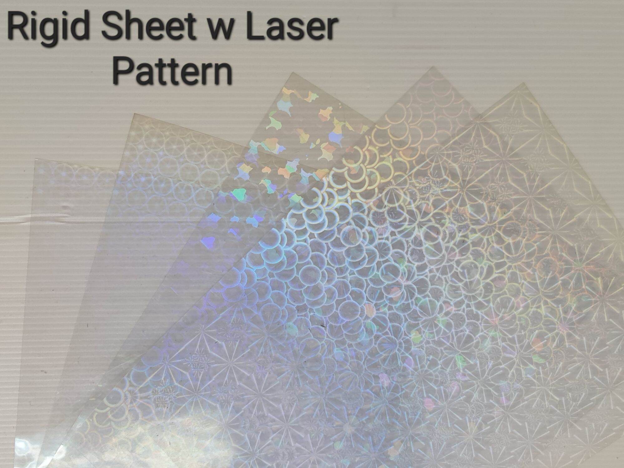 Rigid Sheet A4 with LASER PATTERN Cover Sheet Colour Sheet Kertas Rigid 10s