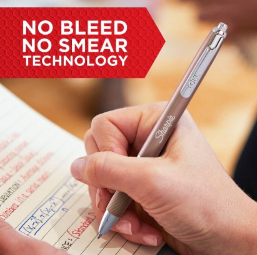 Sharpie S-Gel Premium Metal Barrel Gel Pen, Retractable, Medium 0.7 mm ...