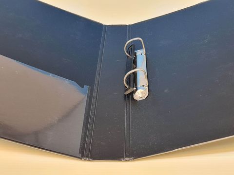 PVC 2D Ring File 25mm with Transparent Pocket Black – LuckyTulis