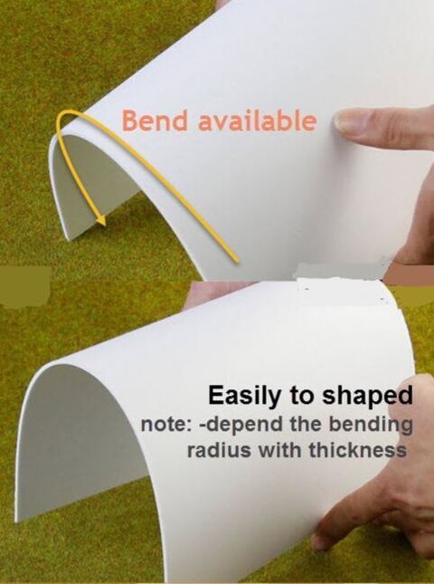 White Modelling Card Board 20" x 30" 1ply 2ply 3ply 4ply DIY art craft ...