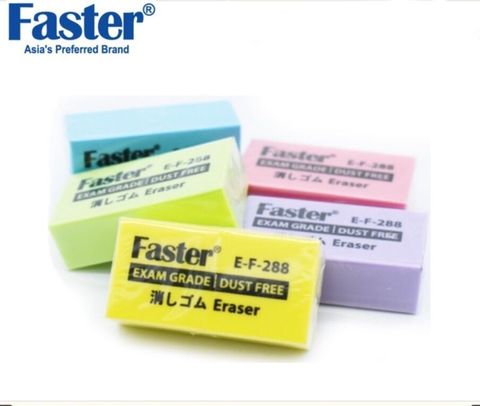 Faster Eraser Exam Grade Pemadam Pencil E-F-268 White / E-F-288 Color ...