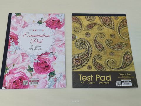 SBS Test Pad Exam Pad 70gsm 50sheets EPS0203 Side Open / TP0236 Top ...