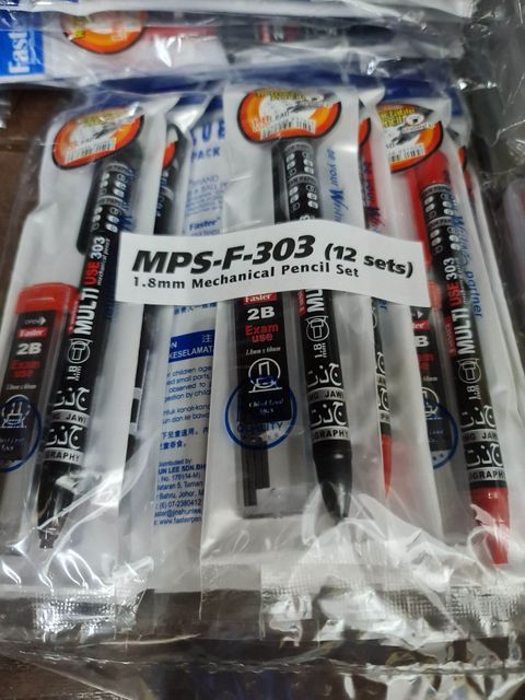 Faster MPS-F-303 Mechanical Pencil Set With Lead For Calligraphy Exam ...